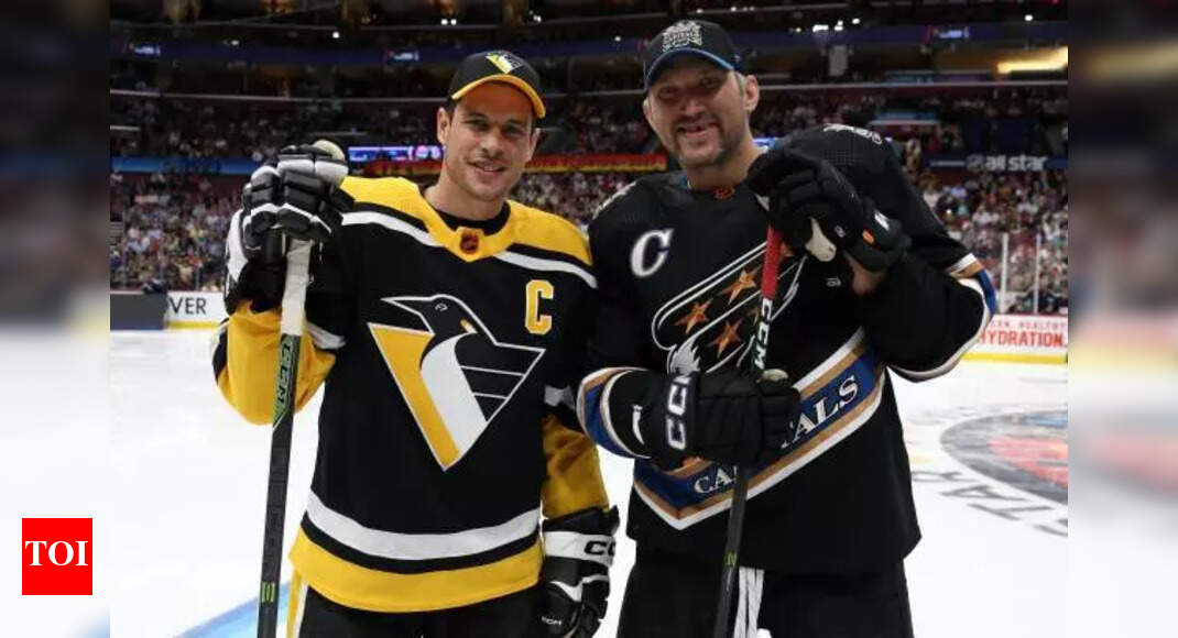 Penguins duo Sidney Crosby and Evgeni Malkin set rivalry aside, celebrate Alex Ovechkin’s ...
