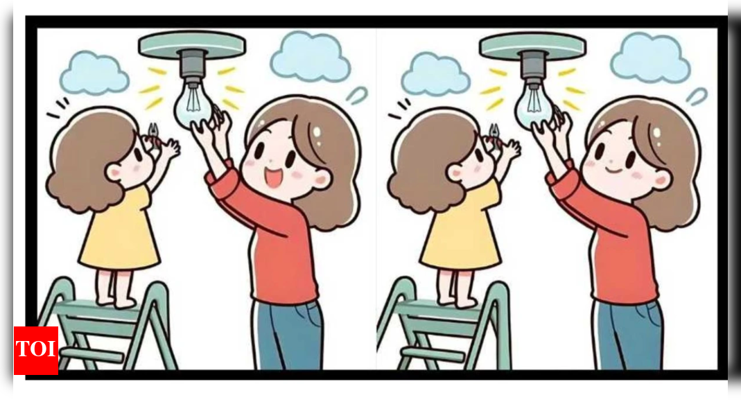 Optical illusion: Spot the differences between these two images - The ...