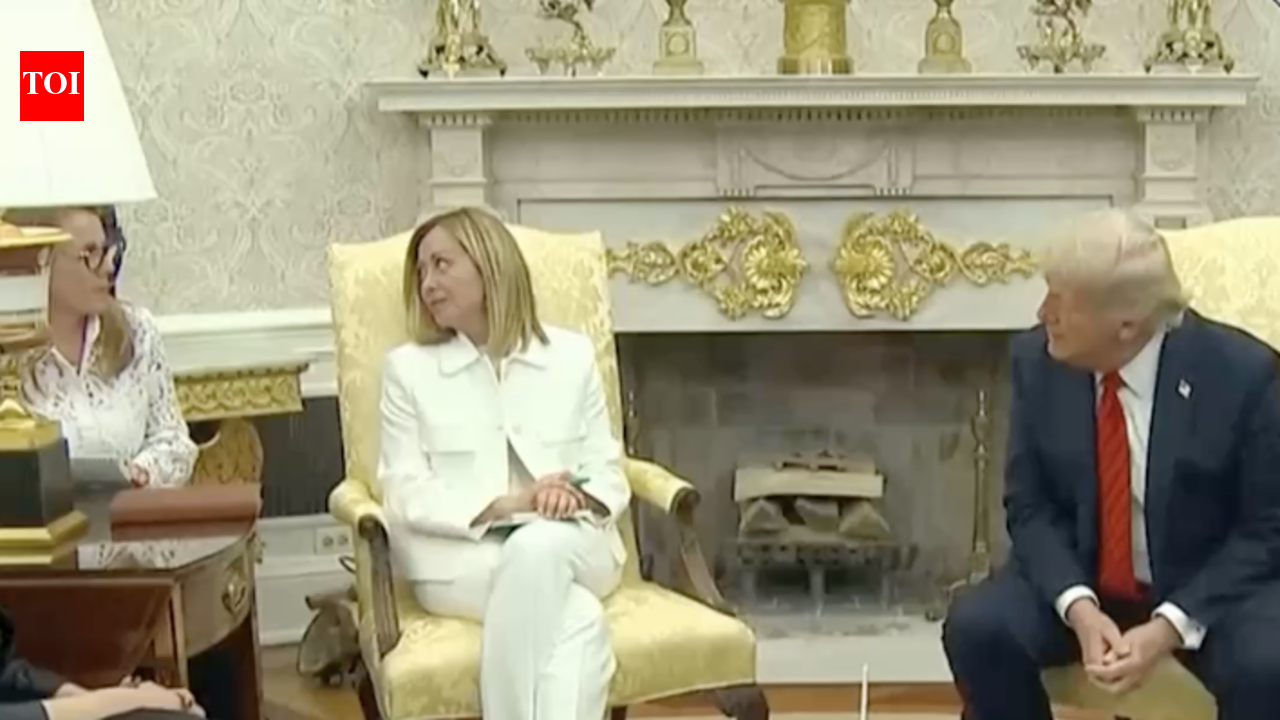 Trump Makes Meloni's Translator Nervous In Oval Office; Watch What ...