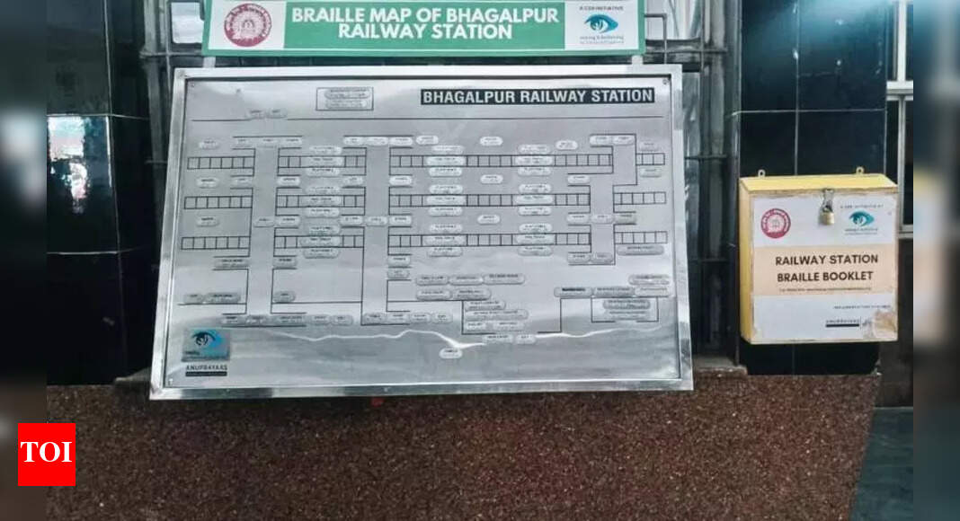 Bhagalpur rly stn gets Braille navigation maps | Patna News - The Times ...