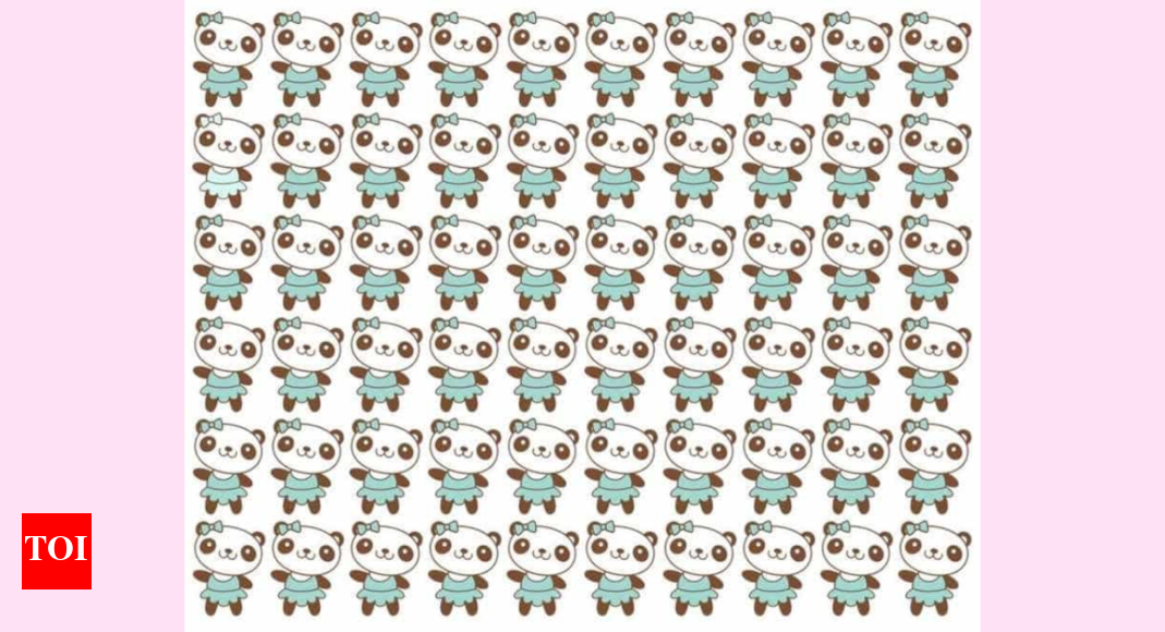 Optical Illusion: Find the odd panda girl in this picture in under 5 ...