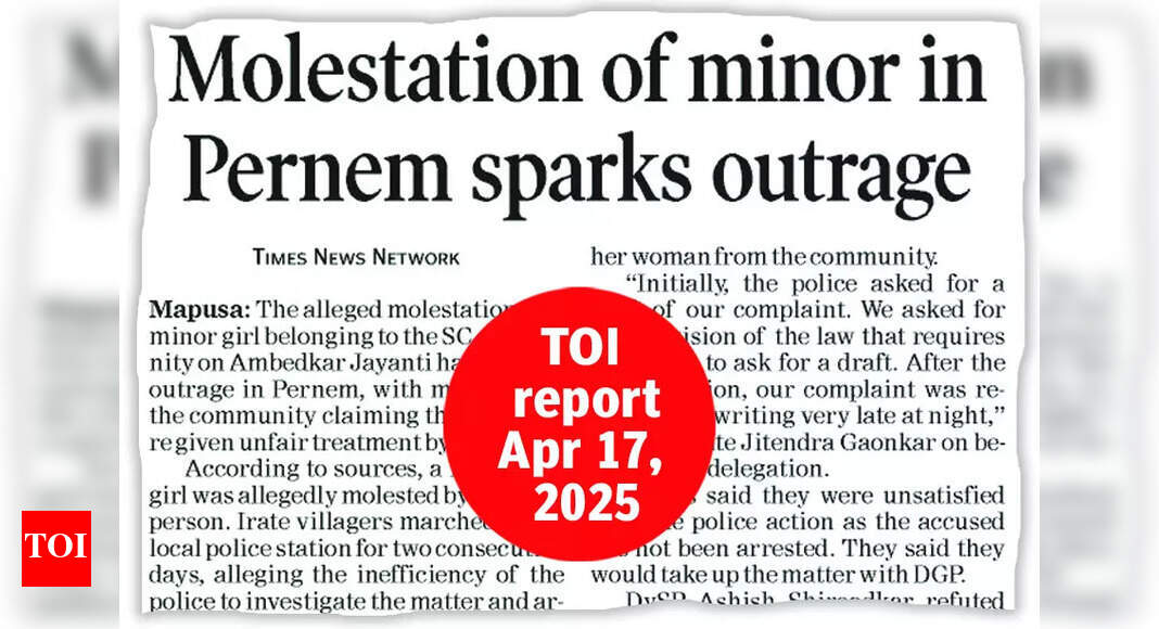Accused held for Pernem girl’s molestation, was on the run | Goa News ...