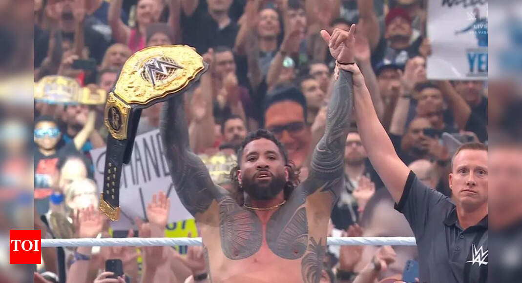 WWE WrestleMania 41 results: Main Event Jey Uso wins the World title ...