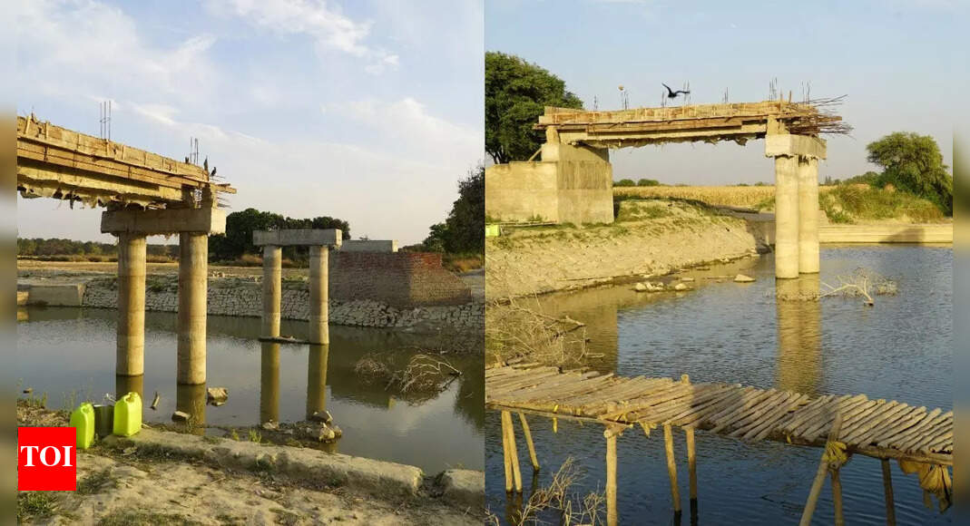 After 58-year wait, UP village crowdfunds and builds its own bridge on ...