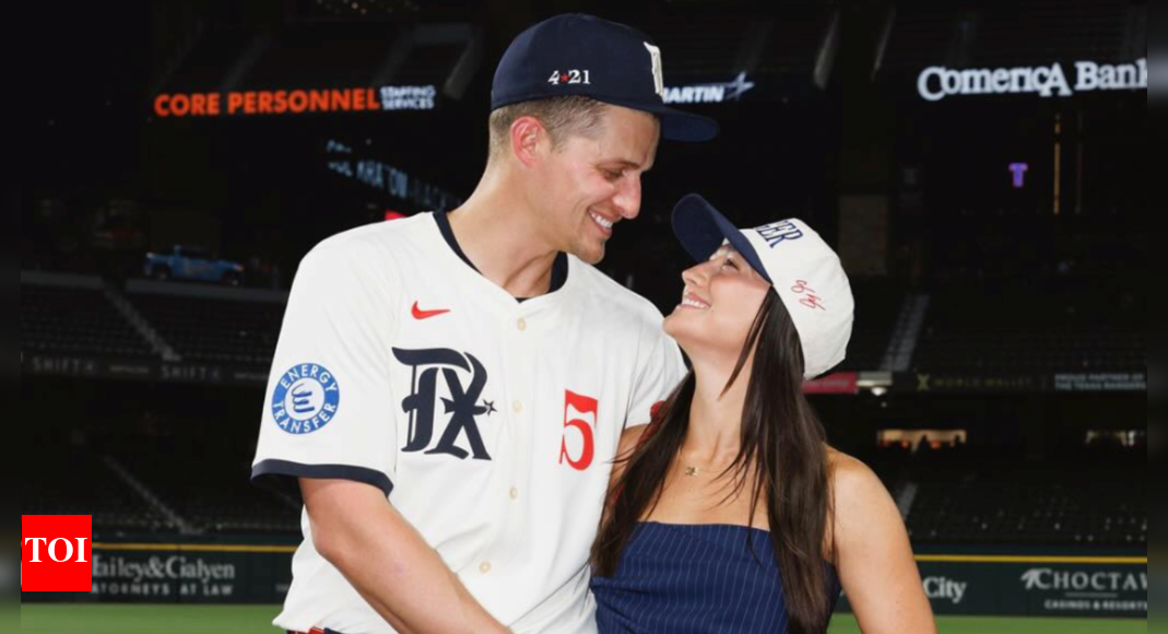 Corey Seager's wife Madisyn flaunts her game day fashion in boots and a ...