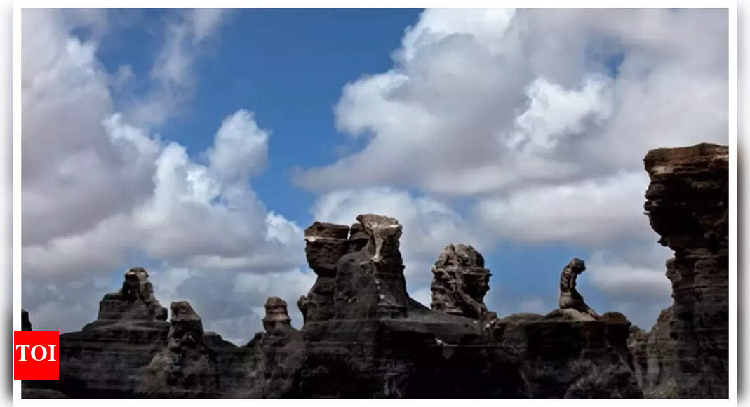 Optical illusion: Only a genius can spot the women hidden in rocks ...