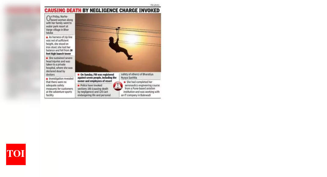 Resort owner, staffers among 7 booked for negligence after woman dies ...