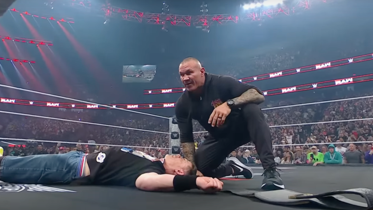Randy Orton Making Ugly Face