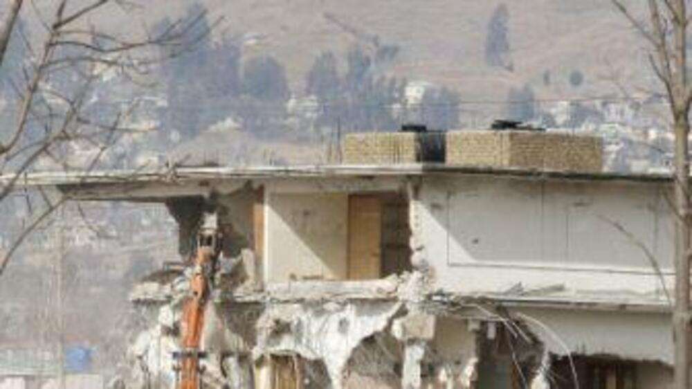 Osama's hideout demolished | The Times of India