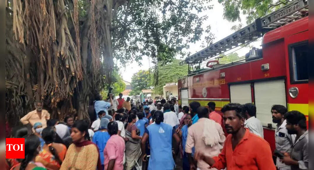 Fire breaks out in Thanjavur GH maternity block, no casualties | Trichy ...