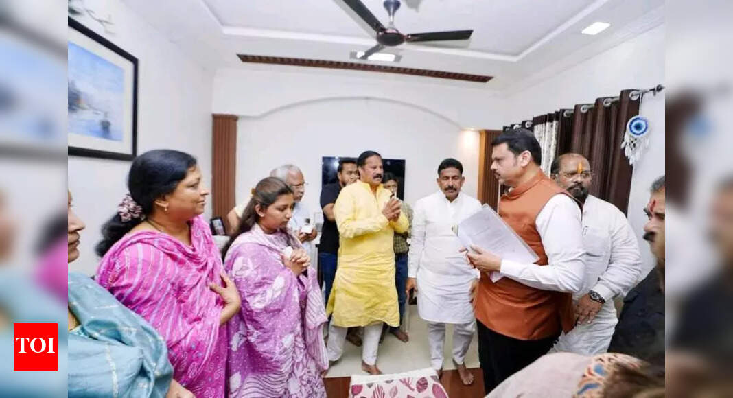 CM meets Pahalgam terror victims’ families in Pune, says Pak murdered ...