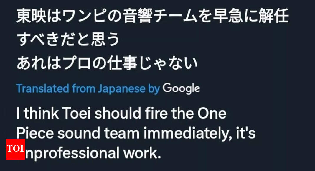 One Piece Animator's Bold Criticism of Toei Animation's Sound Team Goes ...