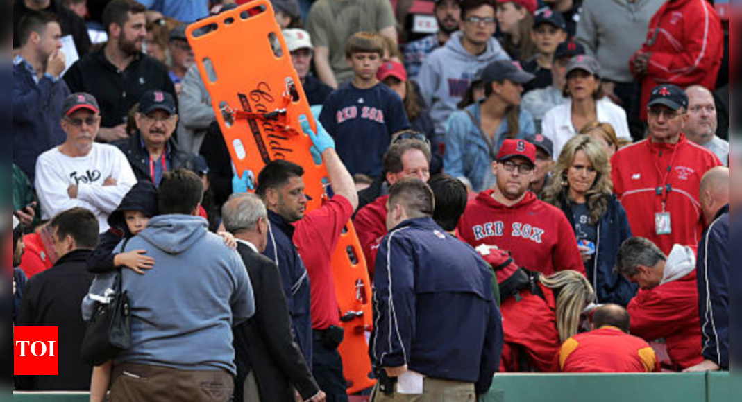 Fan in critical condition after falling from upper deck at MLB game ...