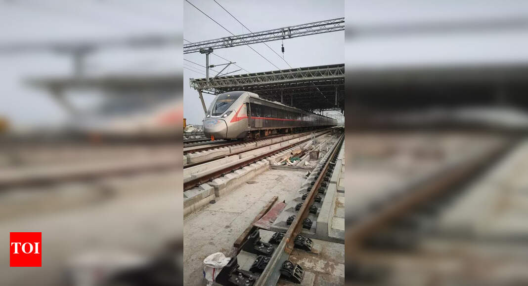 RRTS reaches Modipuram, final trial runs begin on Delhi-Meerut corridor ...