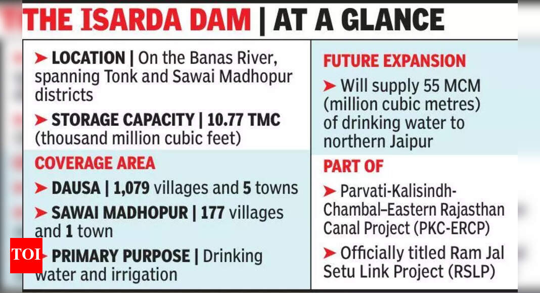 Isarda Dam deadline set for June 2025 | Jaipur News - The Times of India