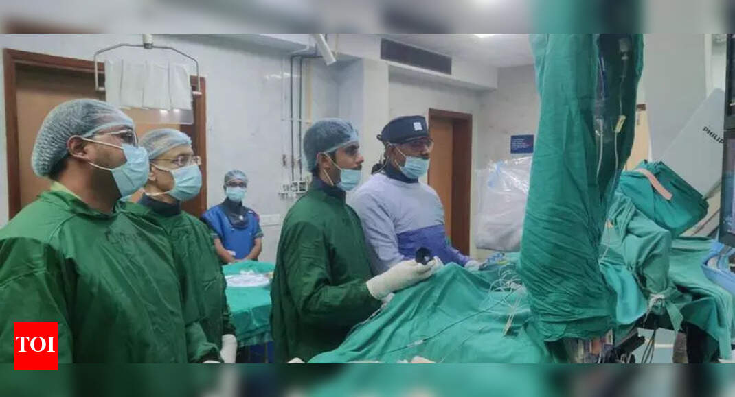 CG team performs rare angioplasty after pvt hosp fails | Raipur News ...