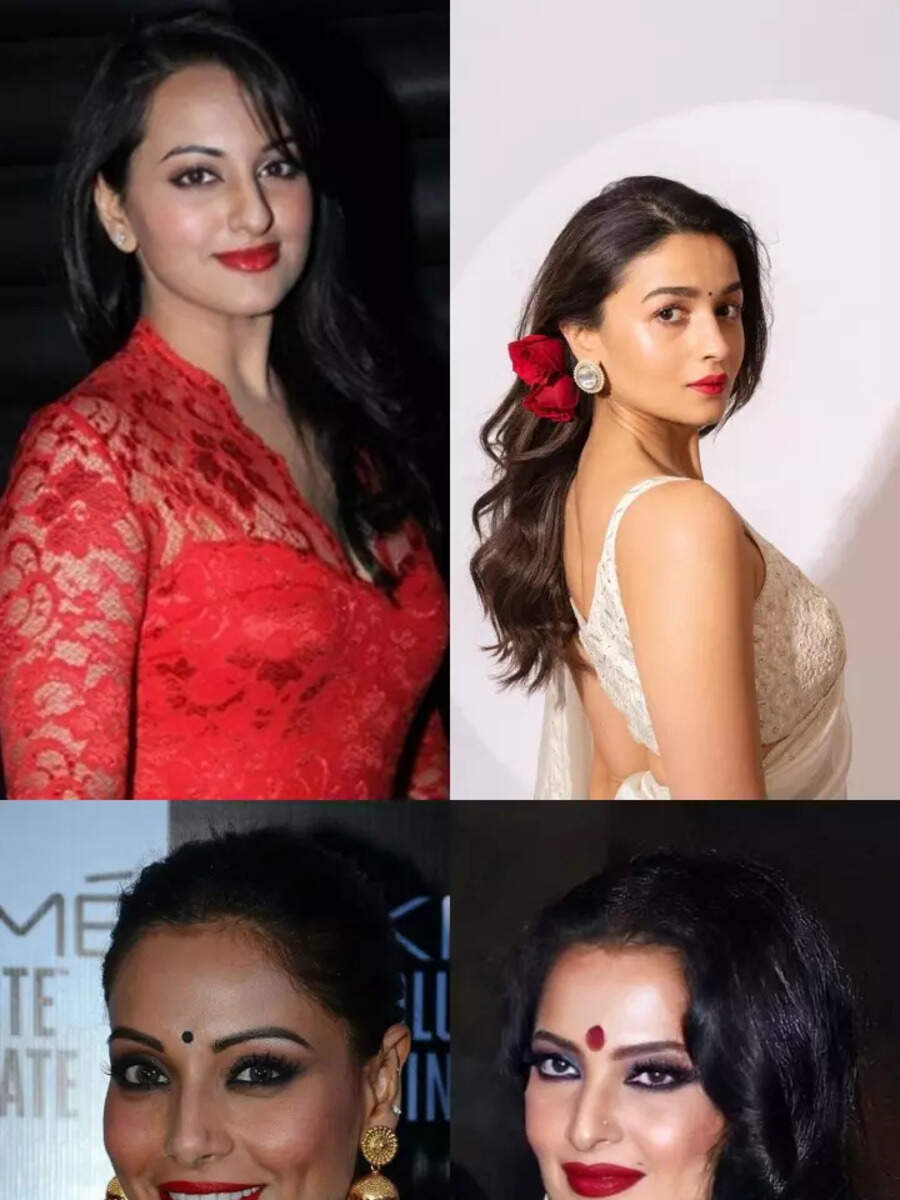 Bollywood divas who flaunted the Red Lips Looks | Times of India