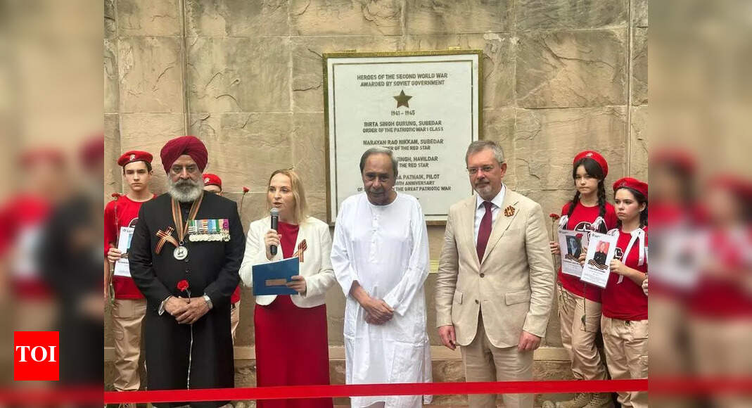 Russian Embassy unveils plaque in Biju’s honour | Bhubaneswar News ...