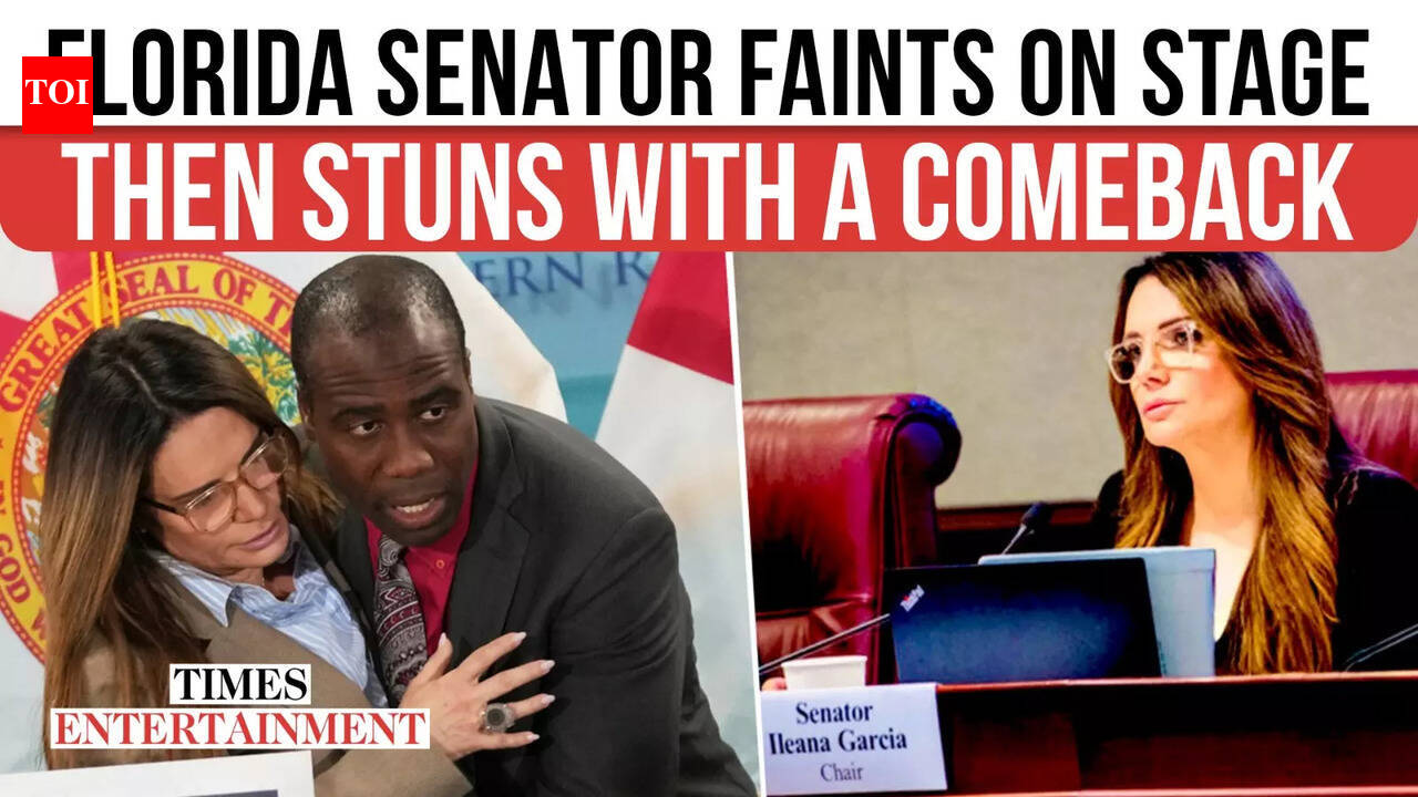 Florida Senator Ileana Garcia PASSES OUT Mid-Speech, But REFUSES to ...