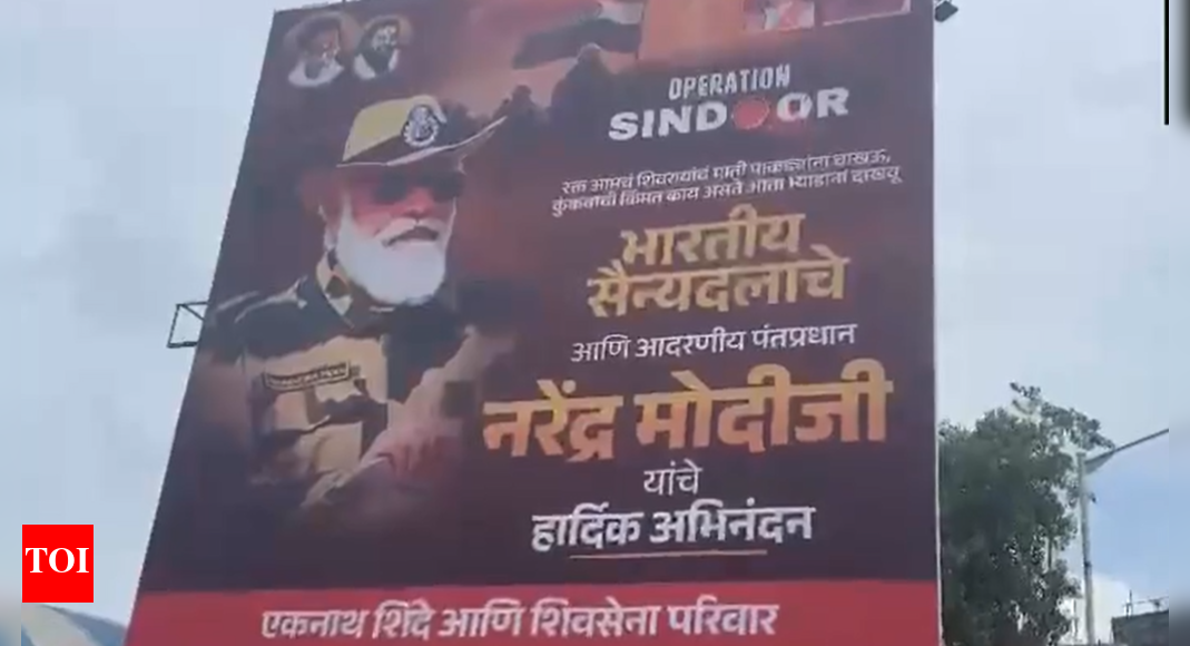 Shiv Sena Indian Army Poster: Mumbai Banners Praise PM Modi After ...