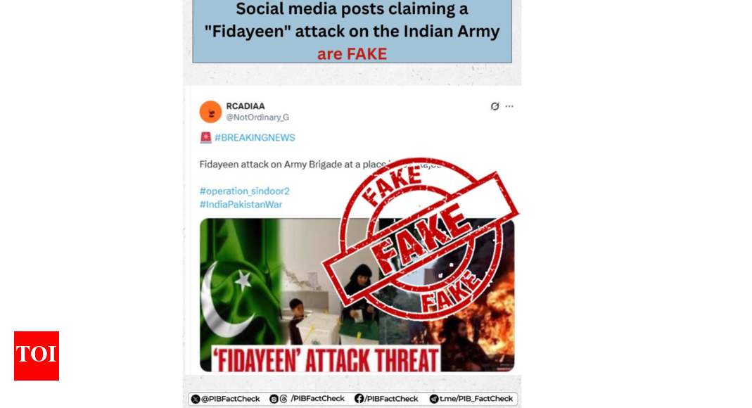 'Fidayeen' attack: Govt debunks claims of suicide attack on Army ...