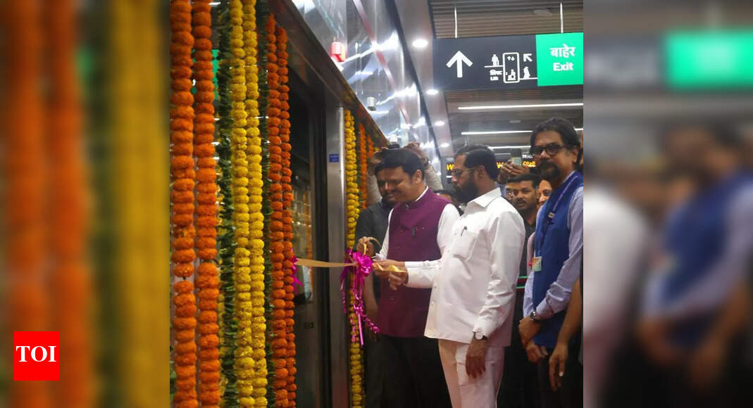 CM inaugurates Phase 2A of Metro 3, BKC-Worli line opens to public ...