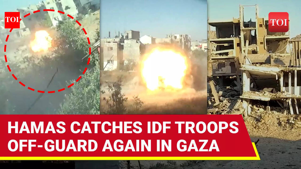 Hamas BURNS IDF's Merkava Tanks In Deadly Ambush; Inflicts Casualties ...