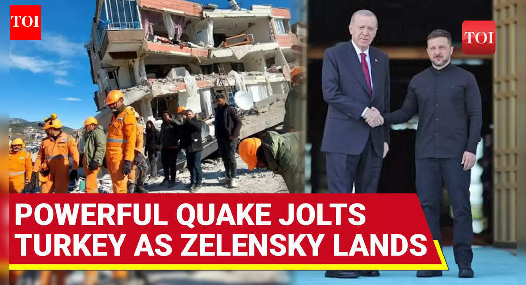 Turkey Shook By 5.2 Magnitude Earthquake As Zelensky & Erdogan Hold ...