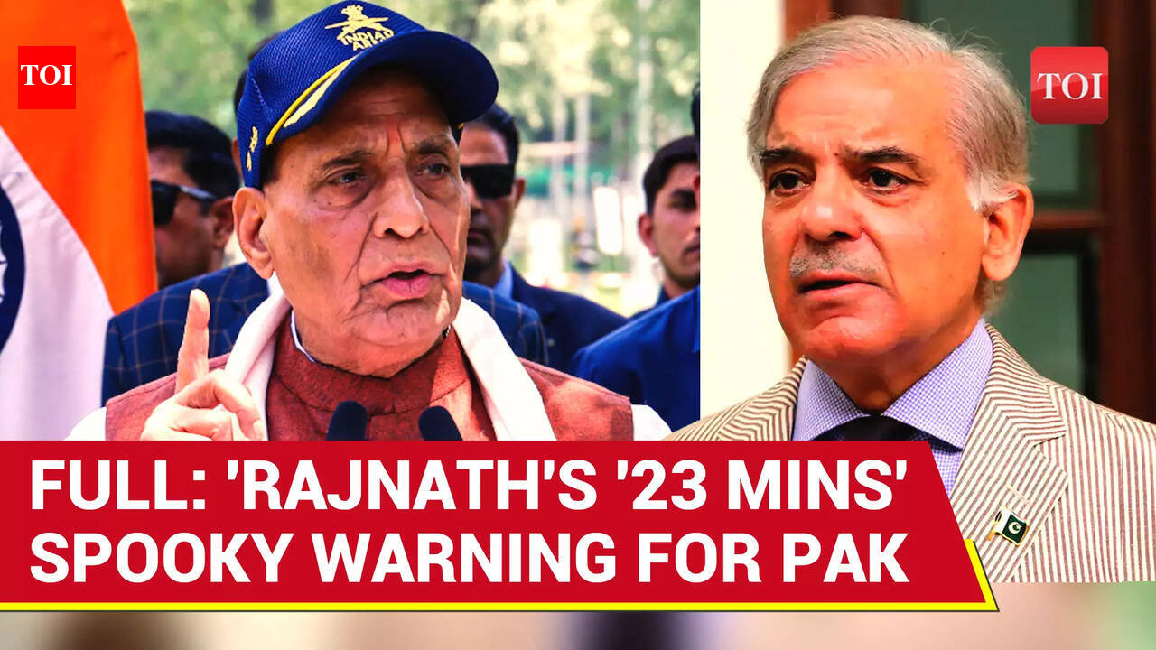'Josh High': Rajnath Shows A Finger To Pakistan At Bhuj Airbase That ...