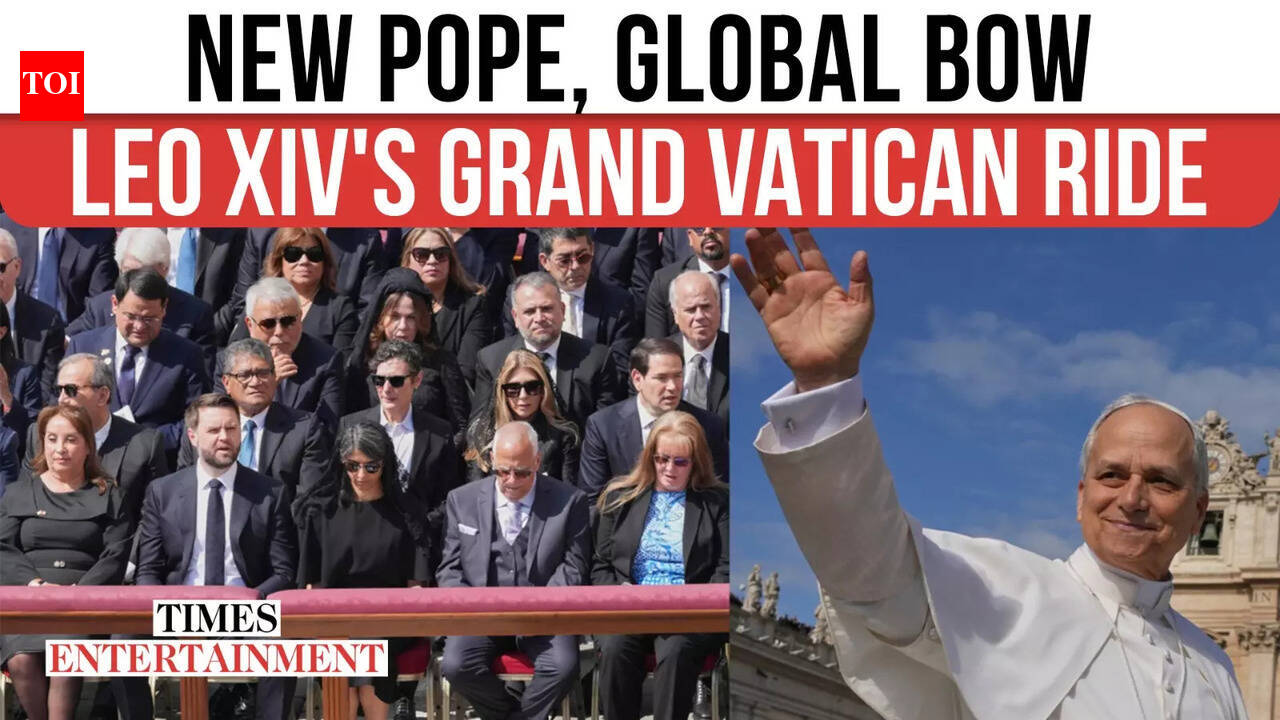 Pope Leo XIV’s First Popemobile Ride Marks Historic Moment | St. Peter ...