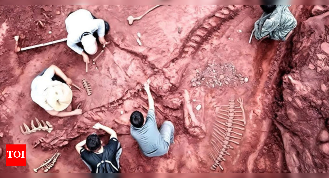 Dinosaur Fossil Argentina: 94 million years old herbivore dinosaur ...