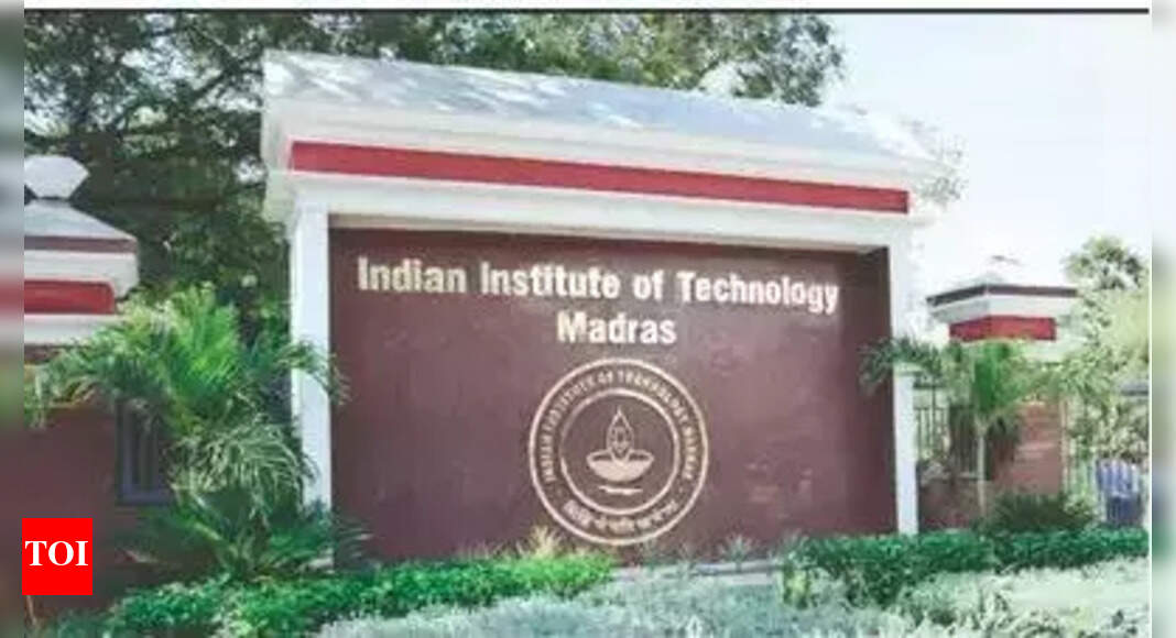 IIT-M starts 2 more BTech programmes | Chennai News - Times of India