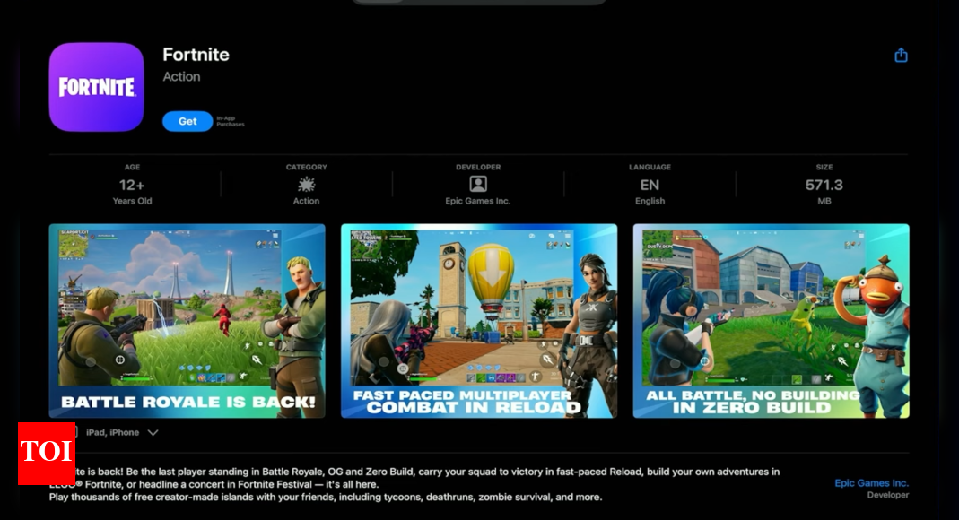 Fortnite makes its long-awaited return to iOS App Store in the US ...