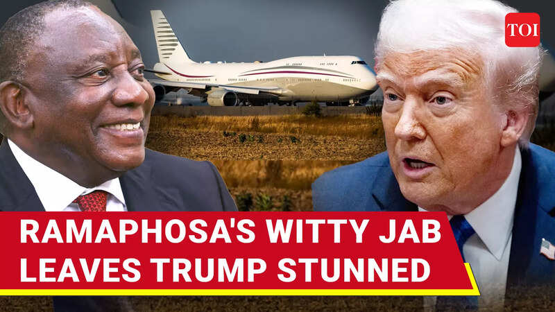 'I Don't Have Plane To Give': South Africa's Ramaphosa Mocks Qatar's ...