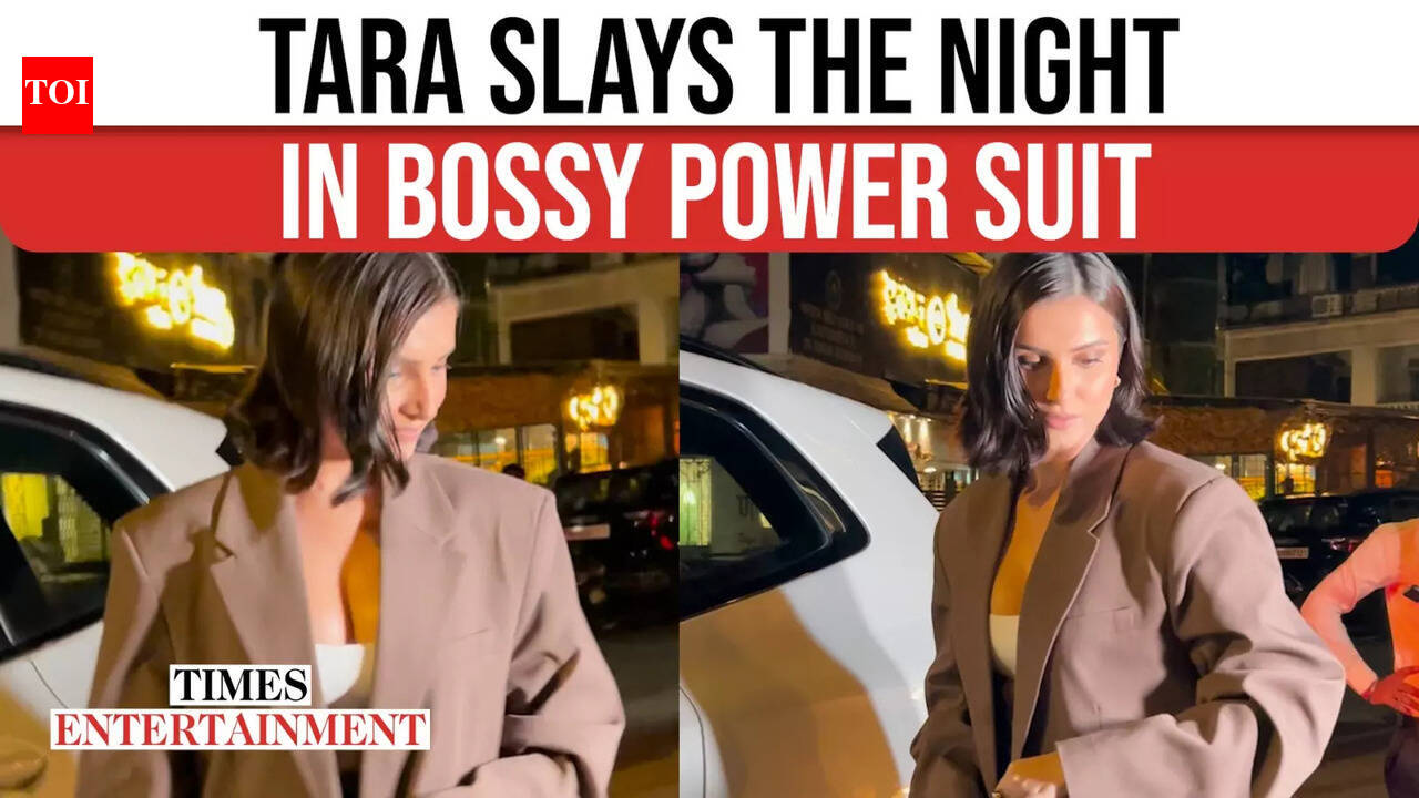 Tara Sutaria’s Night Look Screams Power & Glam