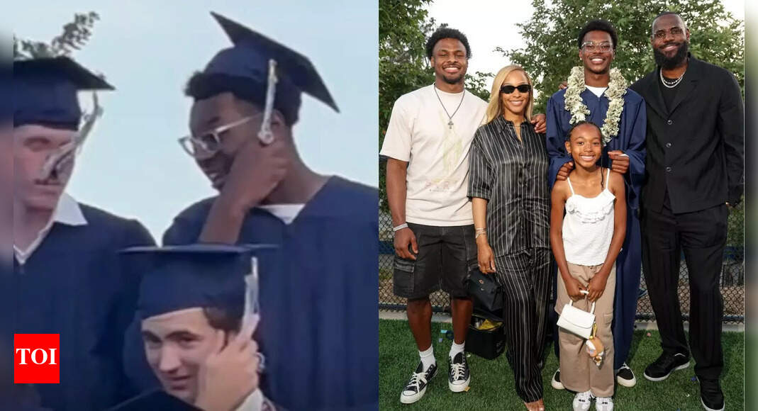 LeBron's son Bryce James celebrates milestones with high school ...