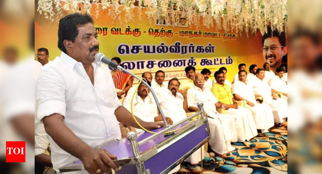 Moorthy rallies cadres ahead of DMK general council meeting | Madurai ...