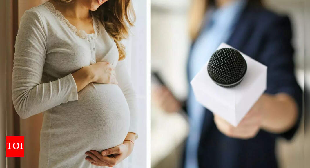 Woman power: Pregnant anchor goes live in labour and completes 3-hour ...