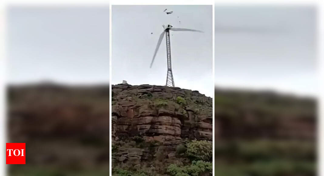 Windmill collapse during storm raises safety concerns in Gadag ...