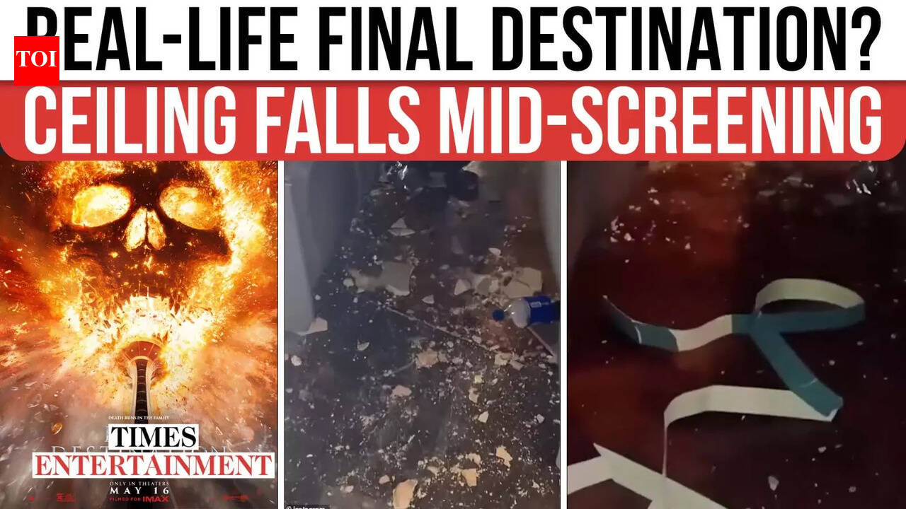 Final Destination Scene Turns Real? Ceiling COLLAPSES on Moviegoer Mid ...
