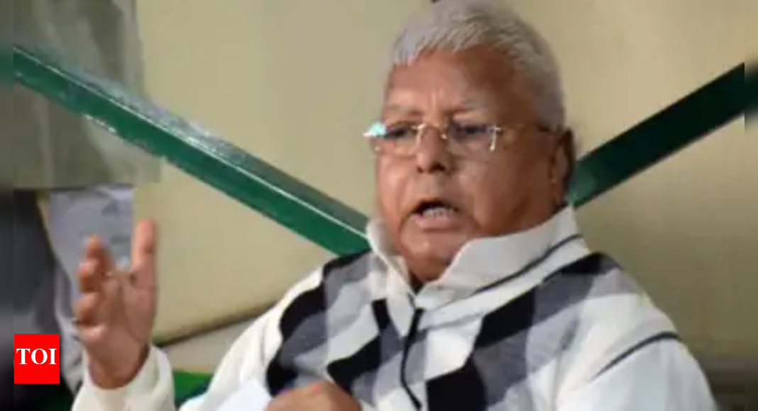 NDA slams RJD chief Lalu Prasad over son Tej Pratap’s expulsion | Patna News - Times of India