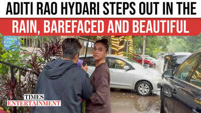 Aditi Rao Hydari finds her sunshine on a stormy Cannes day: "Messy hair ...