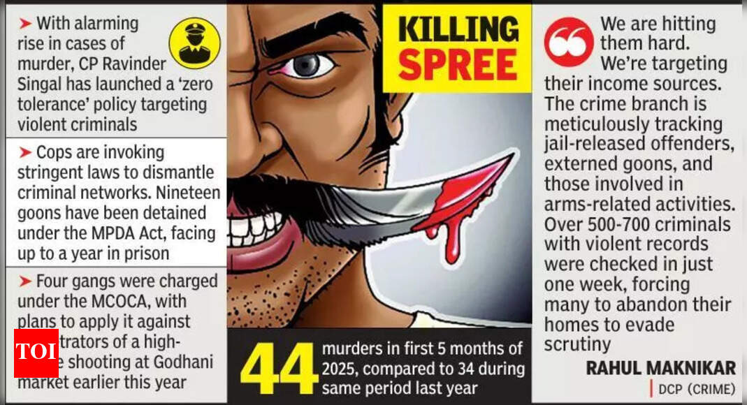 52% Surge In Murder Numbers Puts Nagpur Cops On High Alert | Nagpur ...