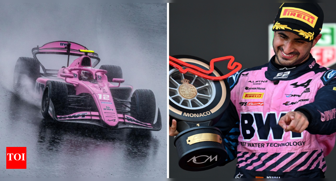 Who is Kush Maini, the first Indian to win a Formula 2 race? | - Times ...
