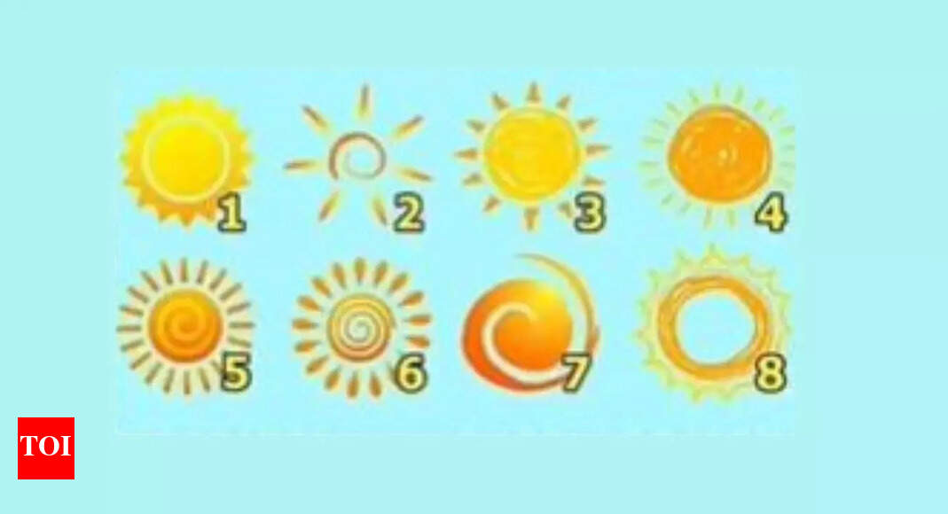 Personality Test: Choose a sun and discover what it reveals about you ...