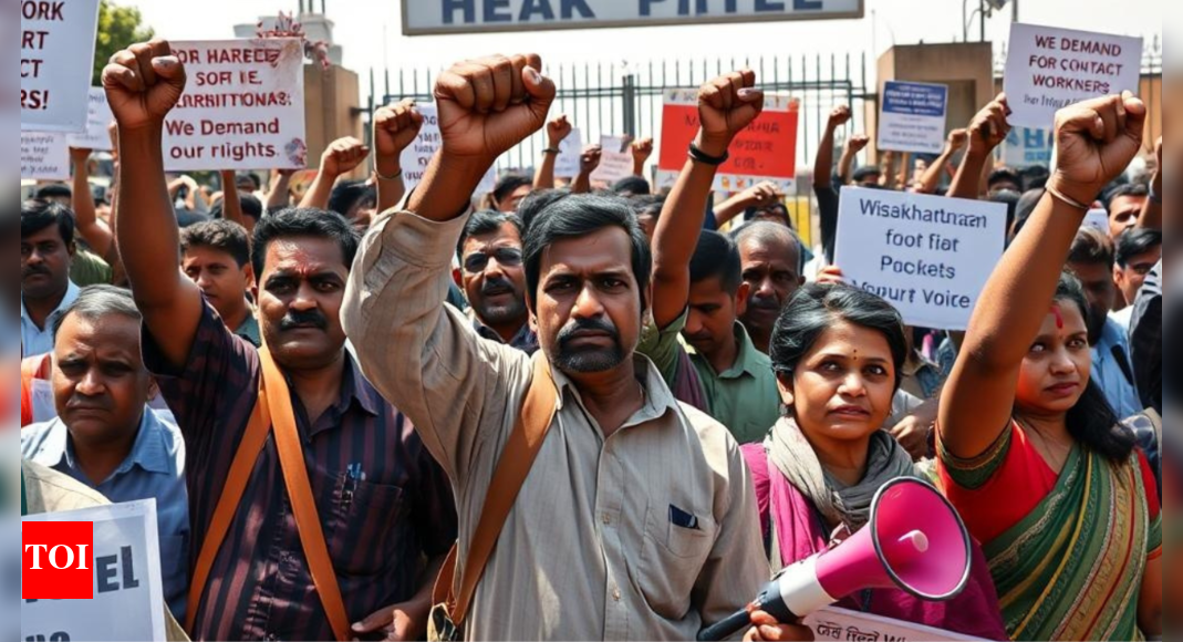 Contract workers’ strike at Visakhapatnam Steel Plant: Human Rights Forum condemns privatization ...