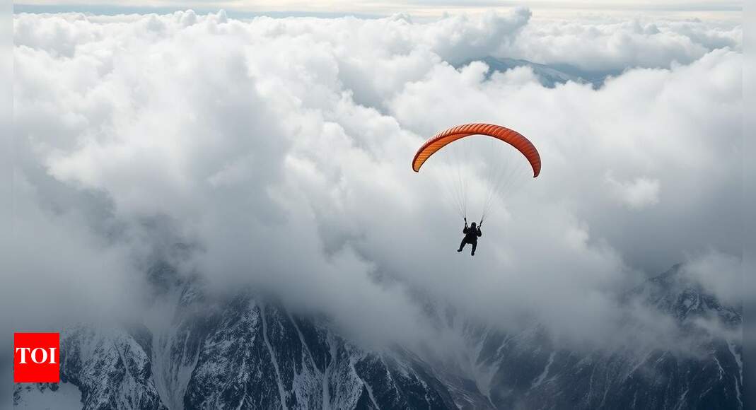 Thought I was flying straight but I was spinning: Chinese paraglider ...