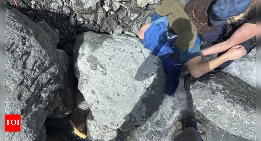 Man survives after being trapped face down under a 300 kg rock for ...