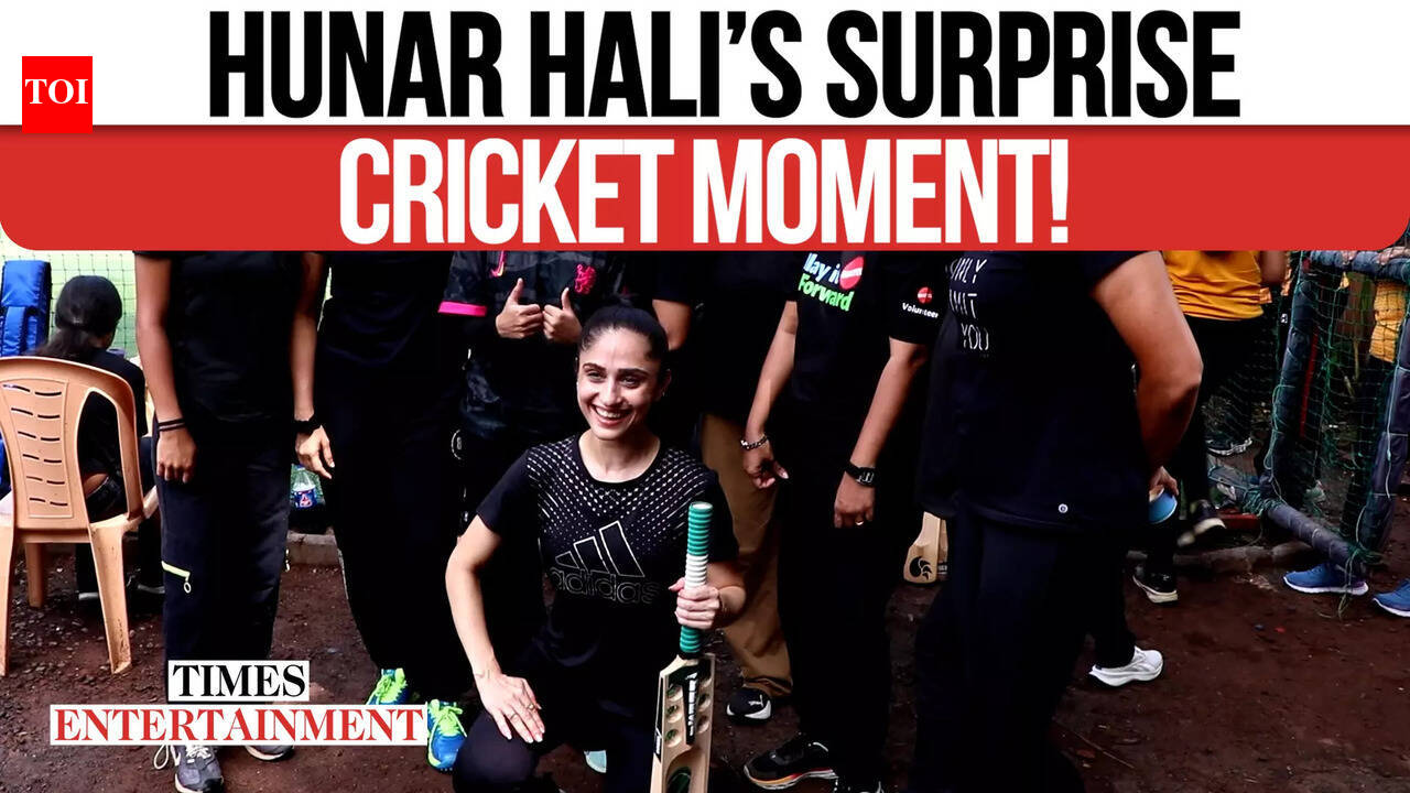 Hunar Hali Surprises Fans by Joining Cricket Tournament in Style