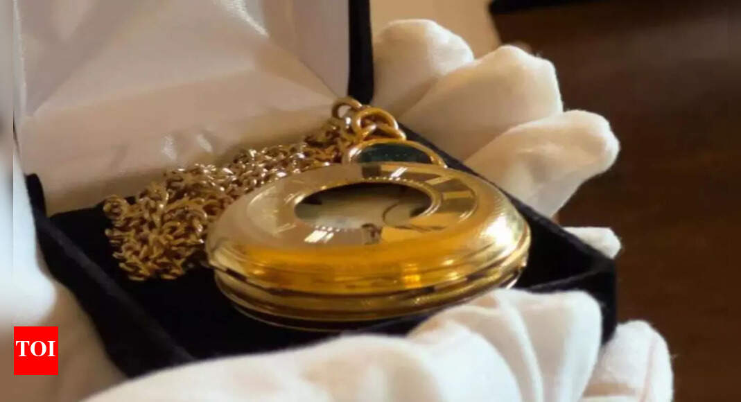 160-year-old historic gold watch discovered from Lake Michigan returns ...